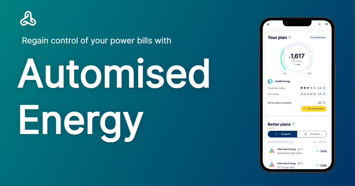 Automised Energy - regain control of your power bills